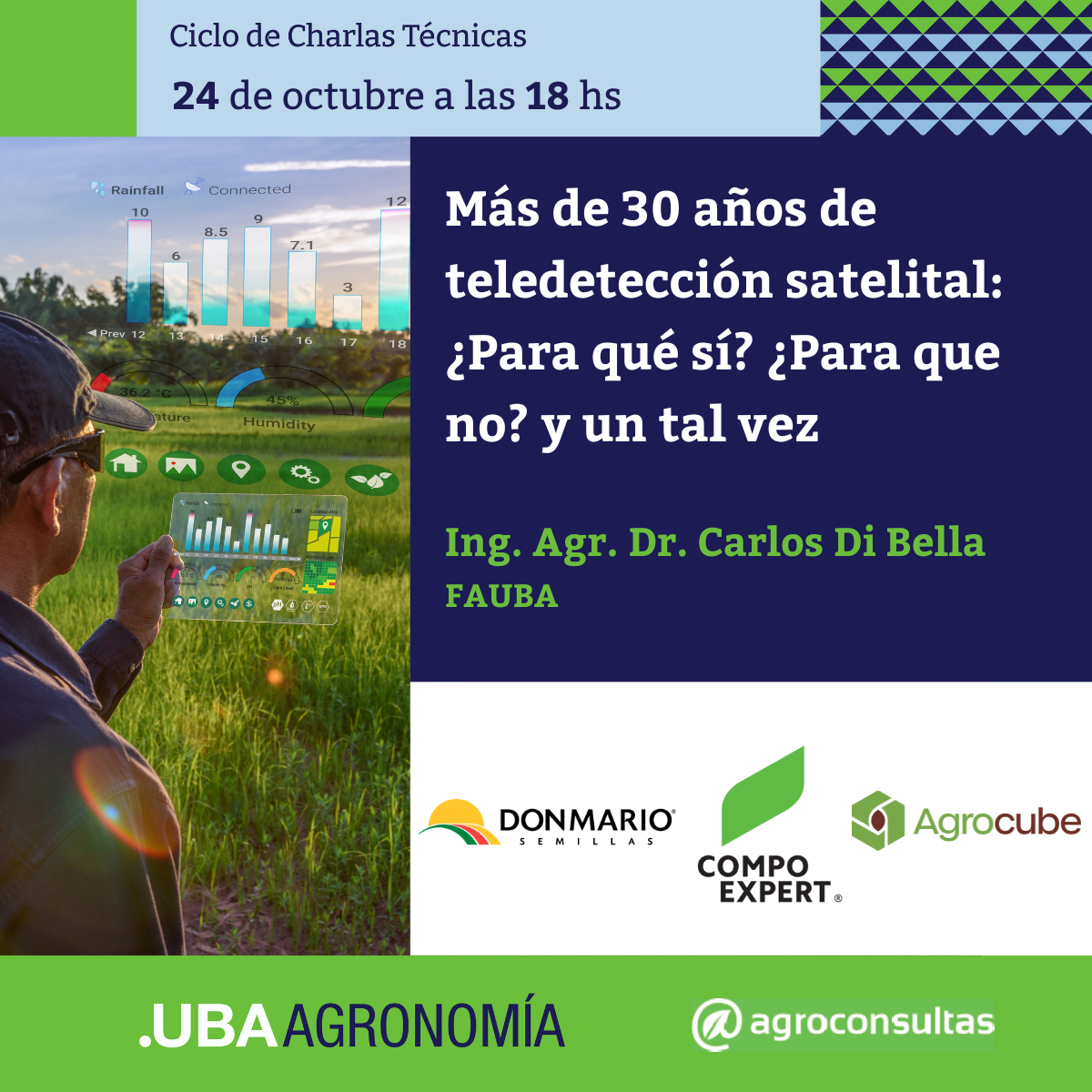 Evento Online: Más de 30 años de teledetección satelital: ¿Para que sí ...